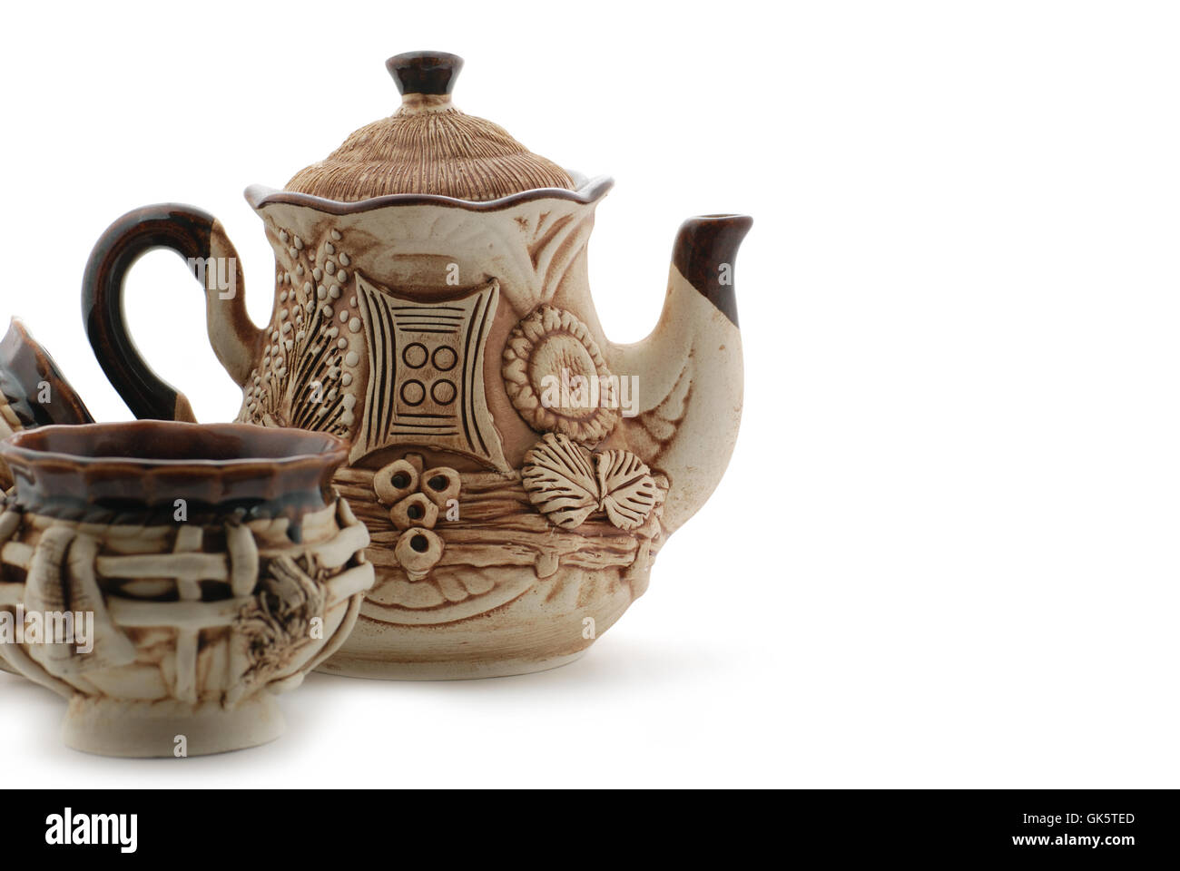 Pottery kettle hi-res stock photography and images - Alamy