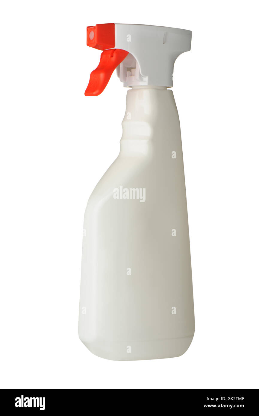 bottle of window cleaner Stock Photo - Alamy