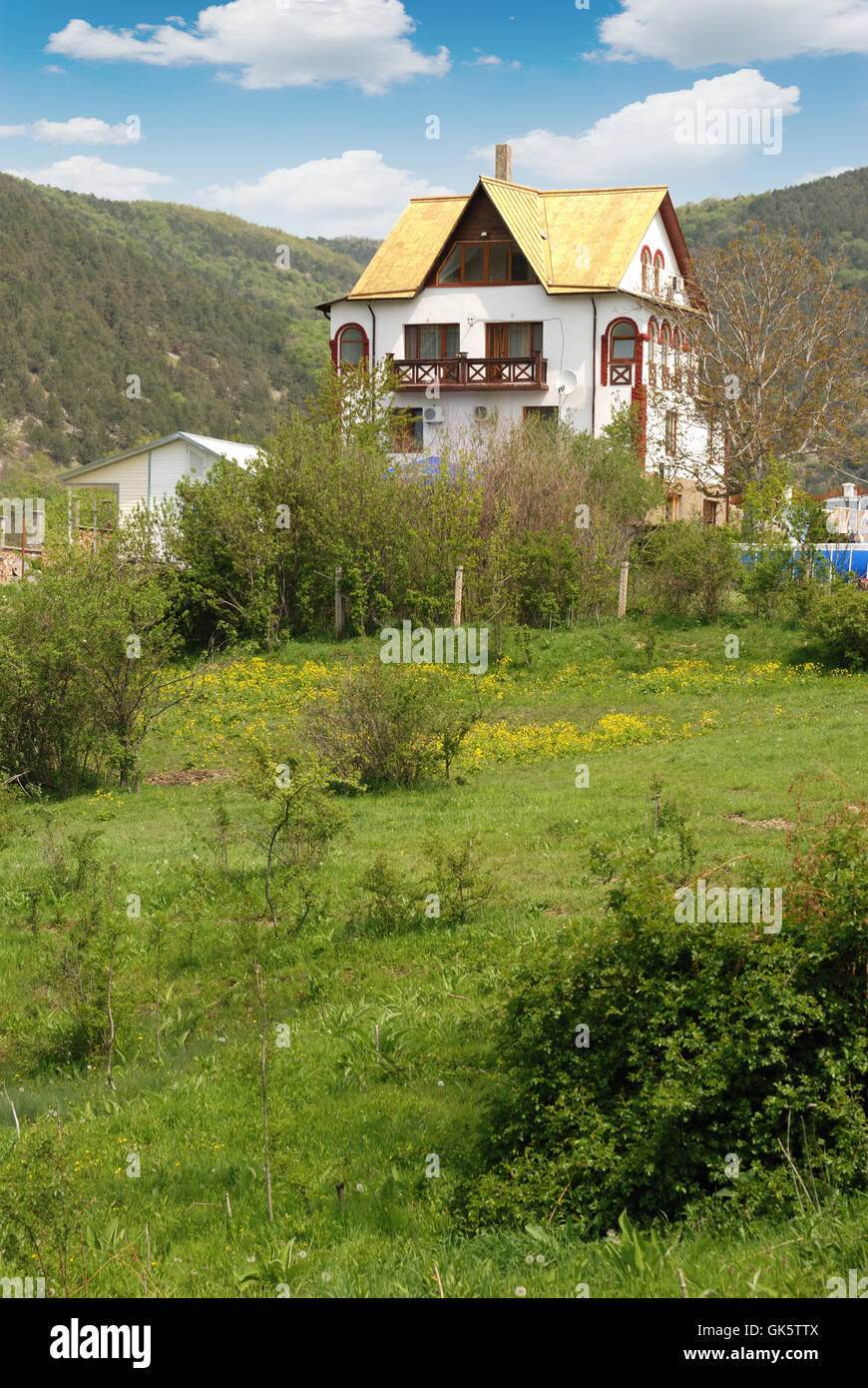 Back door country house hi-res stock photography and images - Alamy