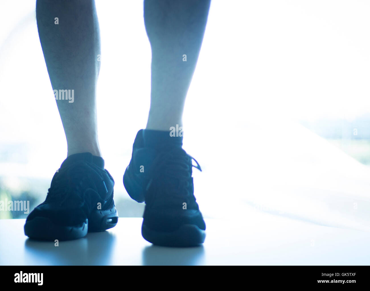 Male cardio dance fit dancer and man instructor giving dancing fitness ...