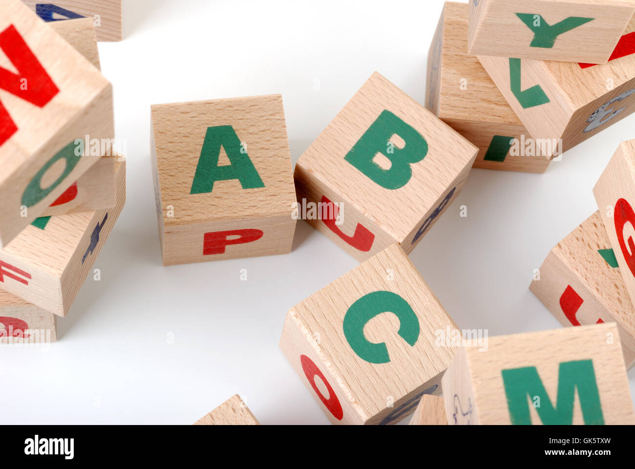 Children building blocks alphabet hi-res stock photography and images - Alamy