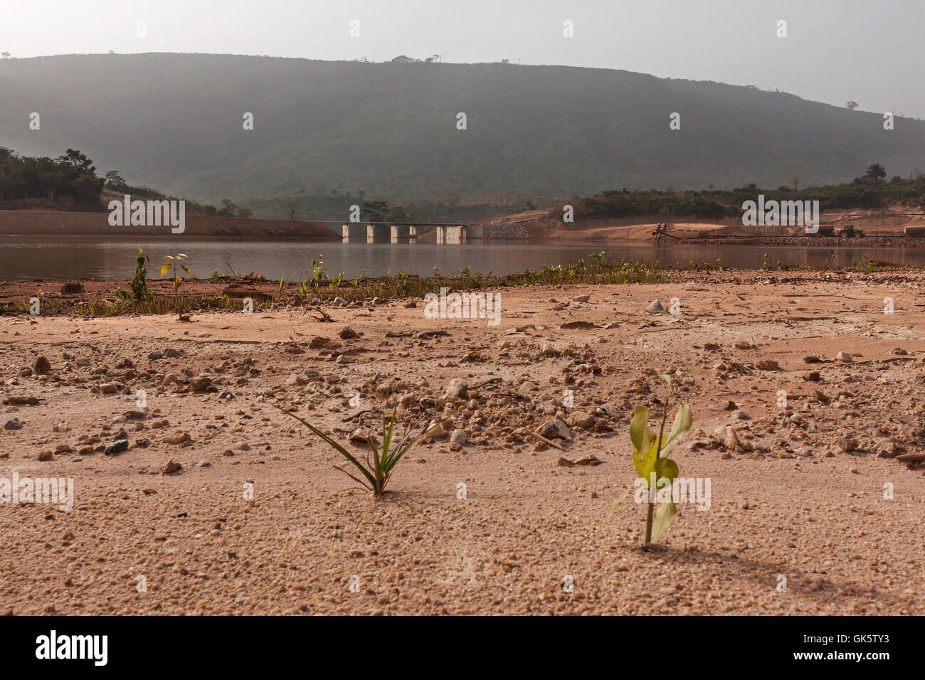 Mining operations for producing and managing iron ore. Newly built ...