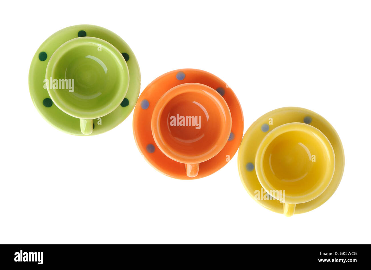 Plates cups Cut Out Stock Images & Pictures - Alamy