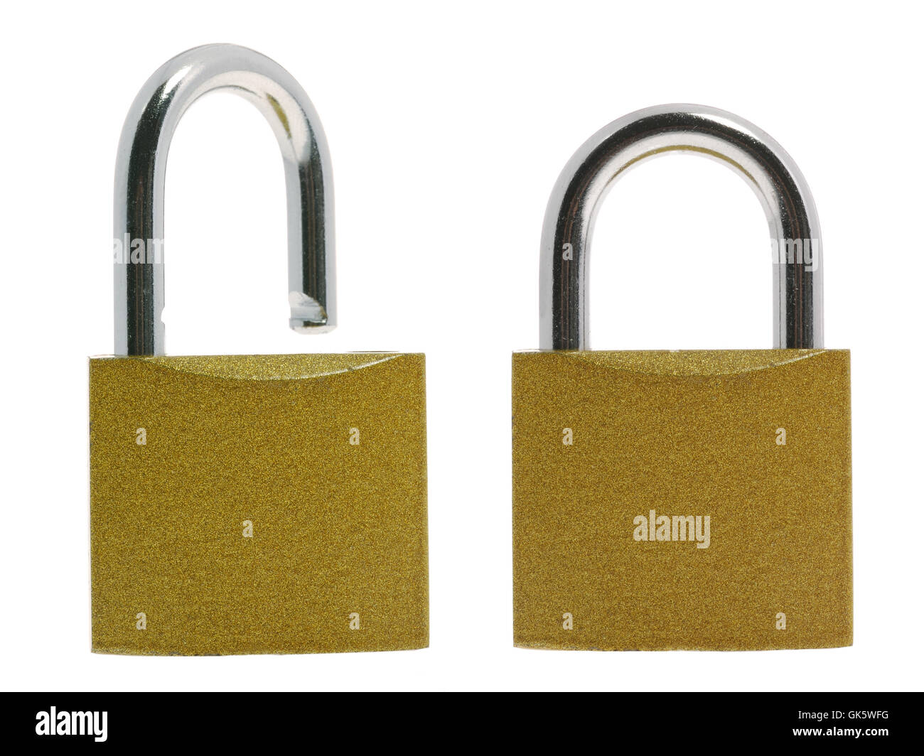 Lock open and close Stock Photo - Alamy