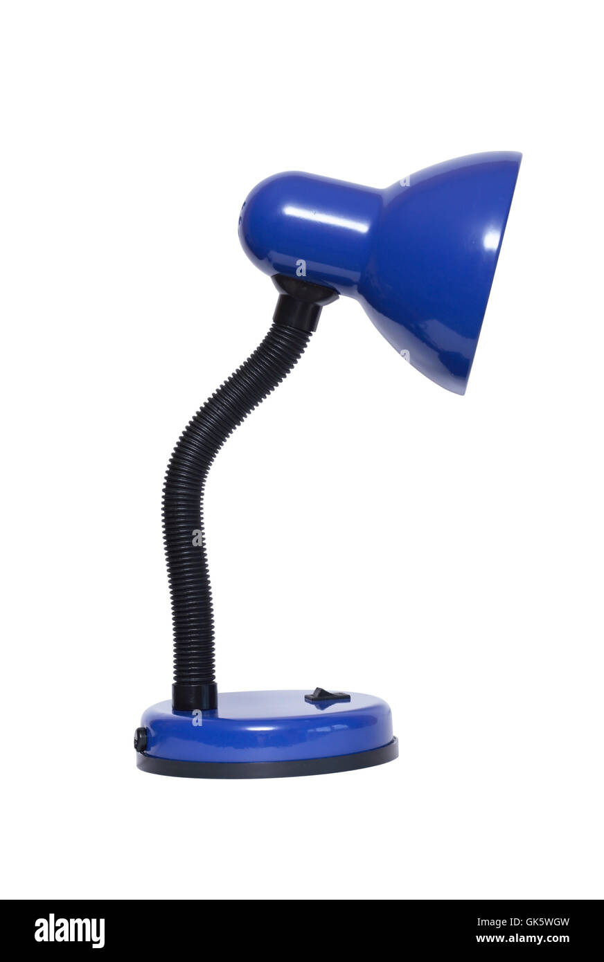 Blue Desk Lamp Stock Photo - Alamy