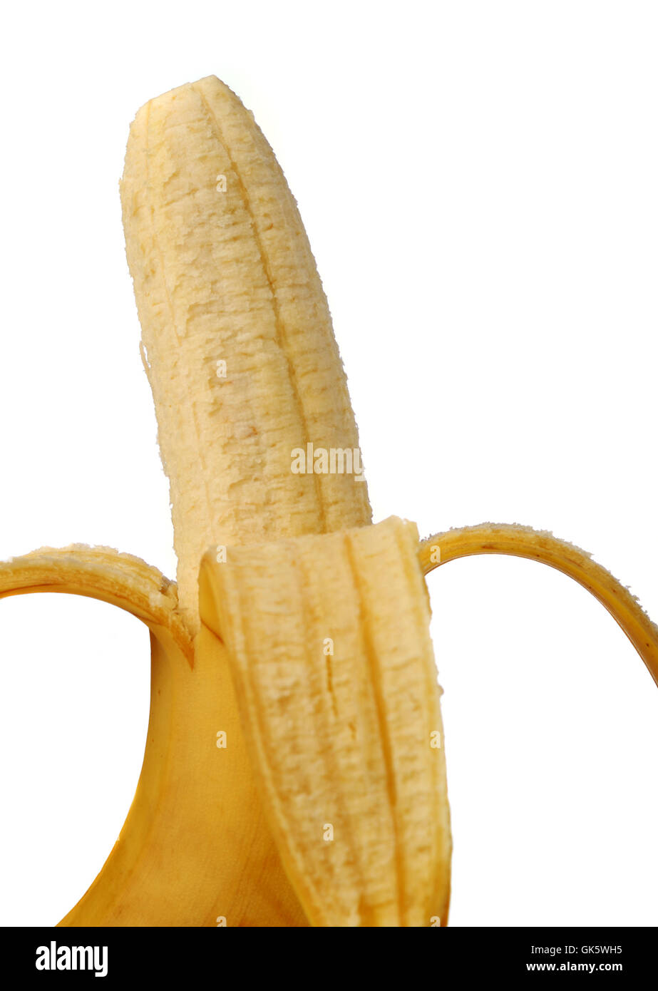 The open banana Stock Photo - Alamy