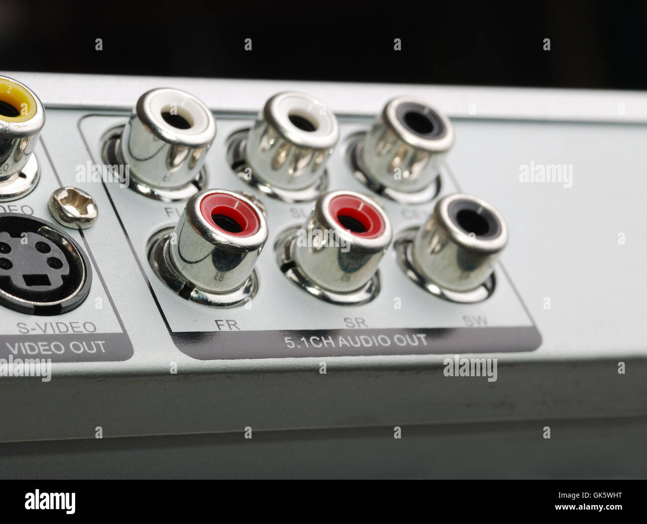 The panel of inputs Stock Photo - Alamy