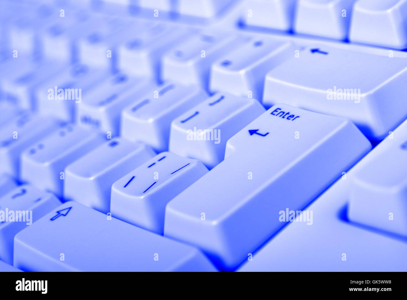 Blue office pc computers hi-res stock photography and images - Alamy