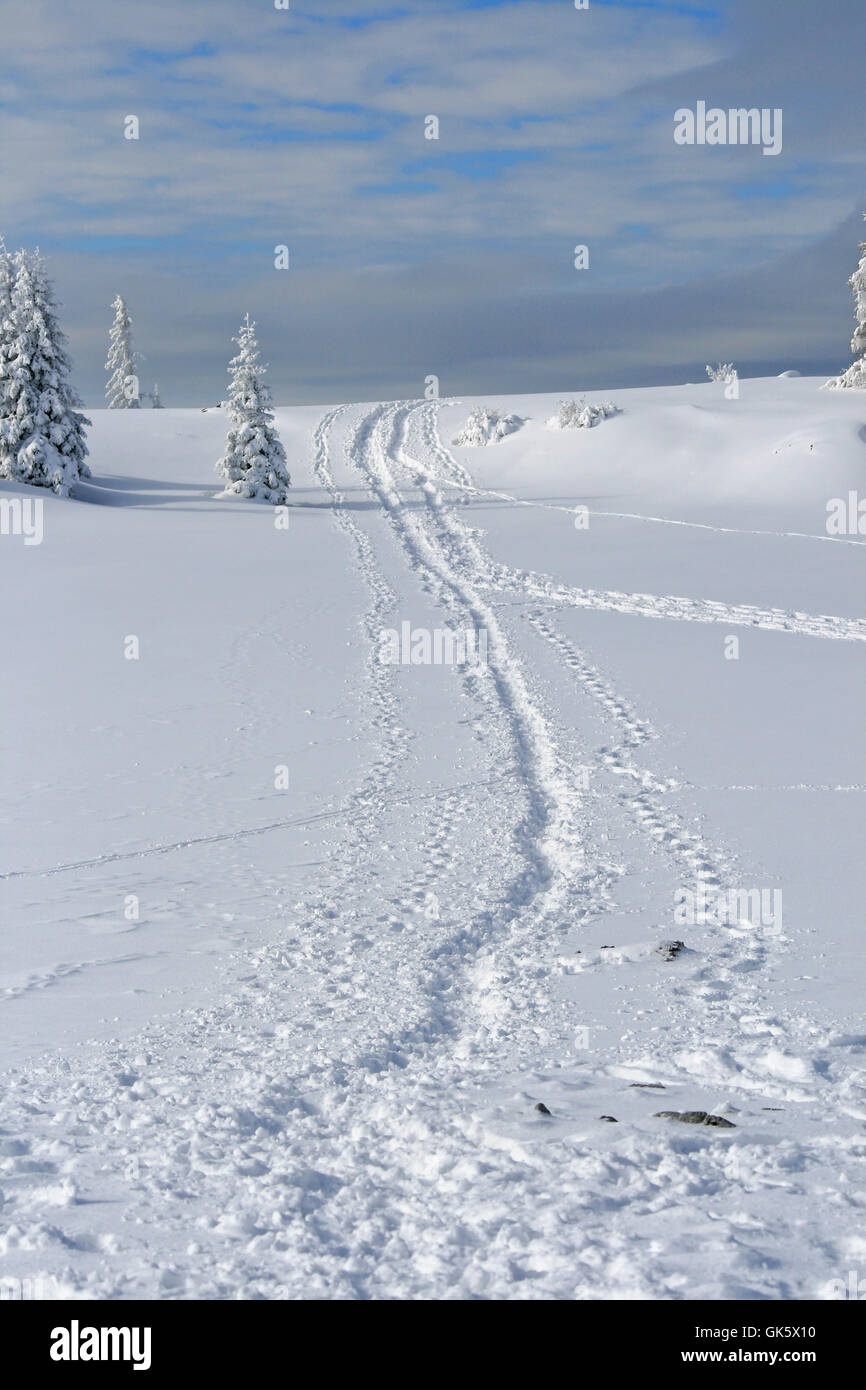 winter alps deep snow Stock Photo - Alamy