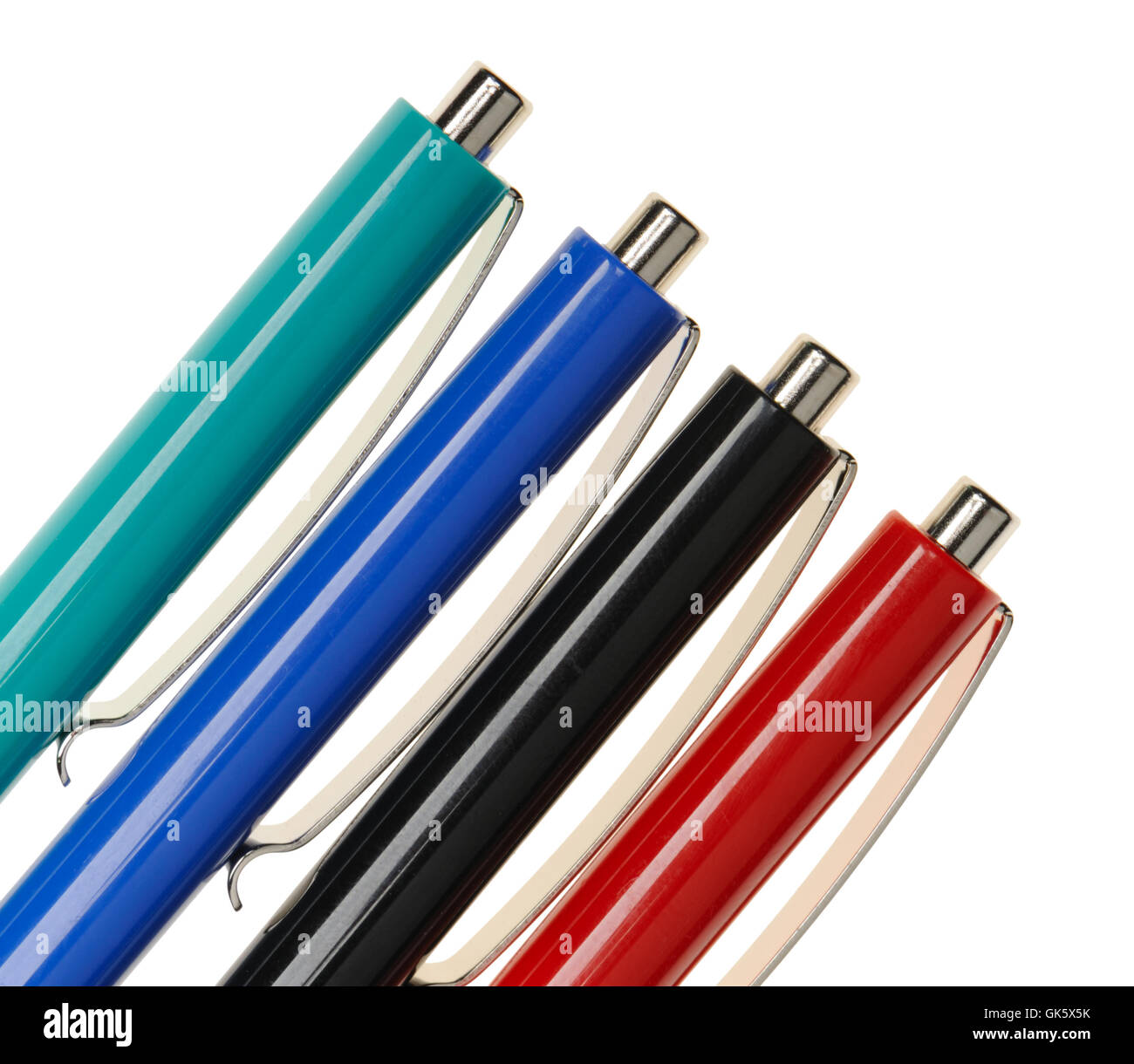 Red and blue ballpoint pens hi-res stock photography and images - Alamy