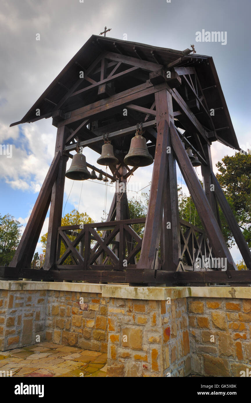 Set of ancient bells Stock Photo - Alamy