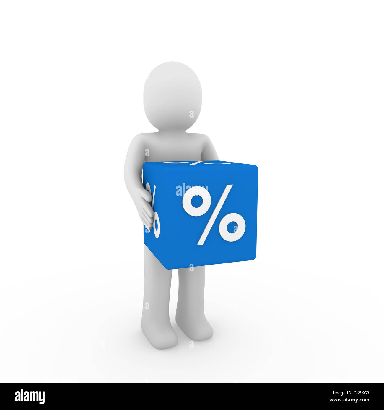 3d human sale cube Stock Photo - Alamy