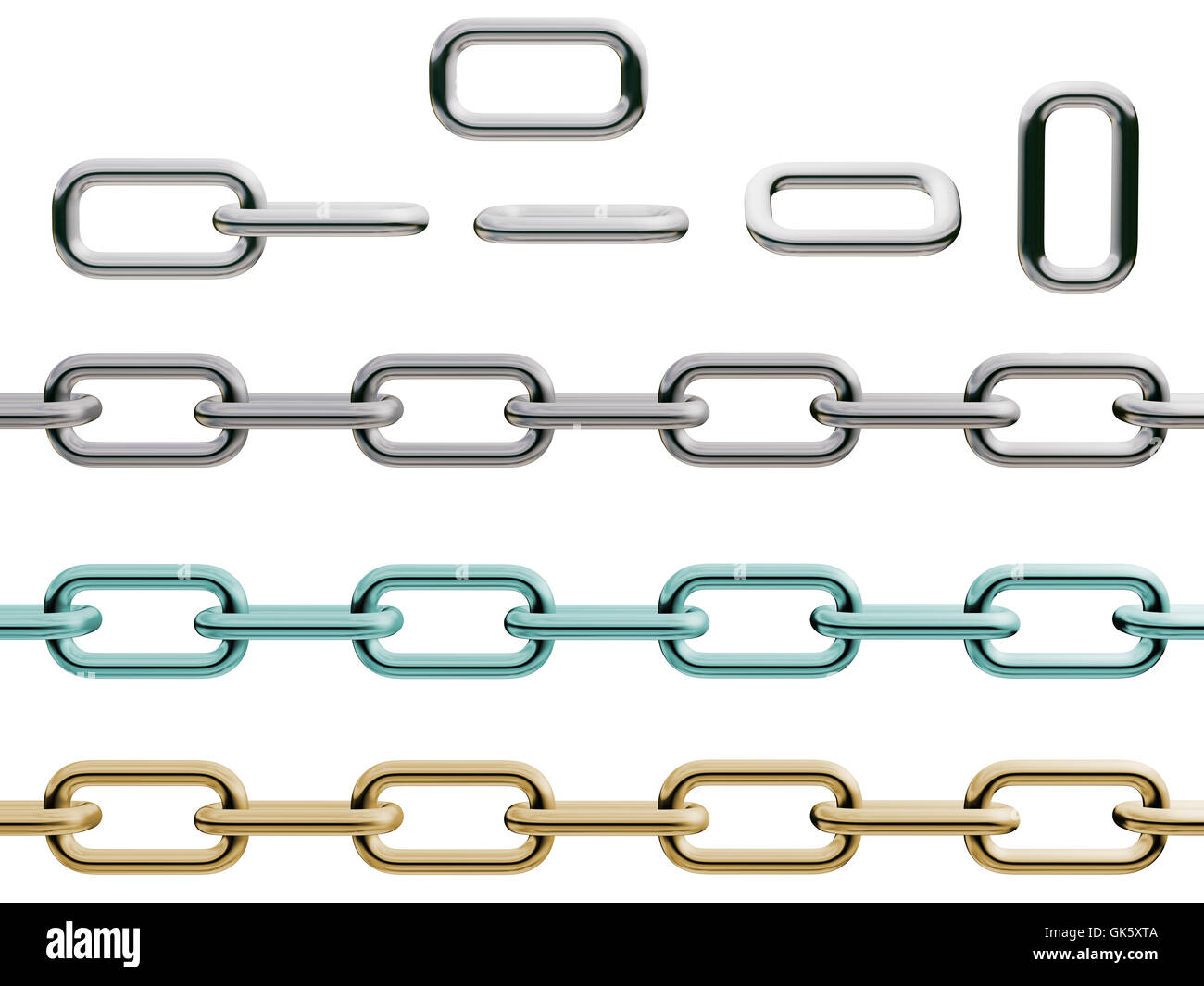 Set detailed chain Stock Photo - Alamy