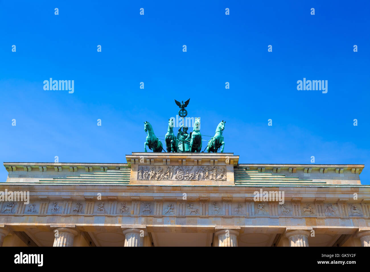 The Brandenburg Gate - Detail Stock Photo - Alamy