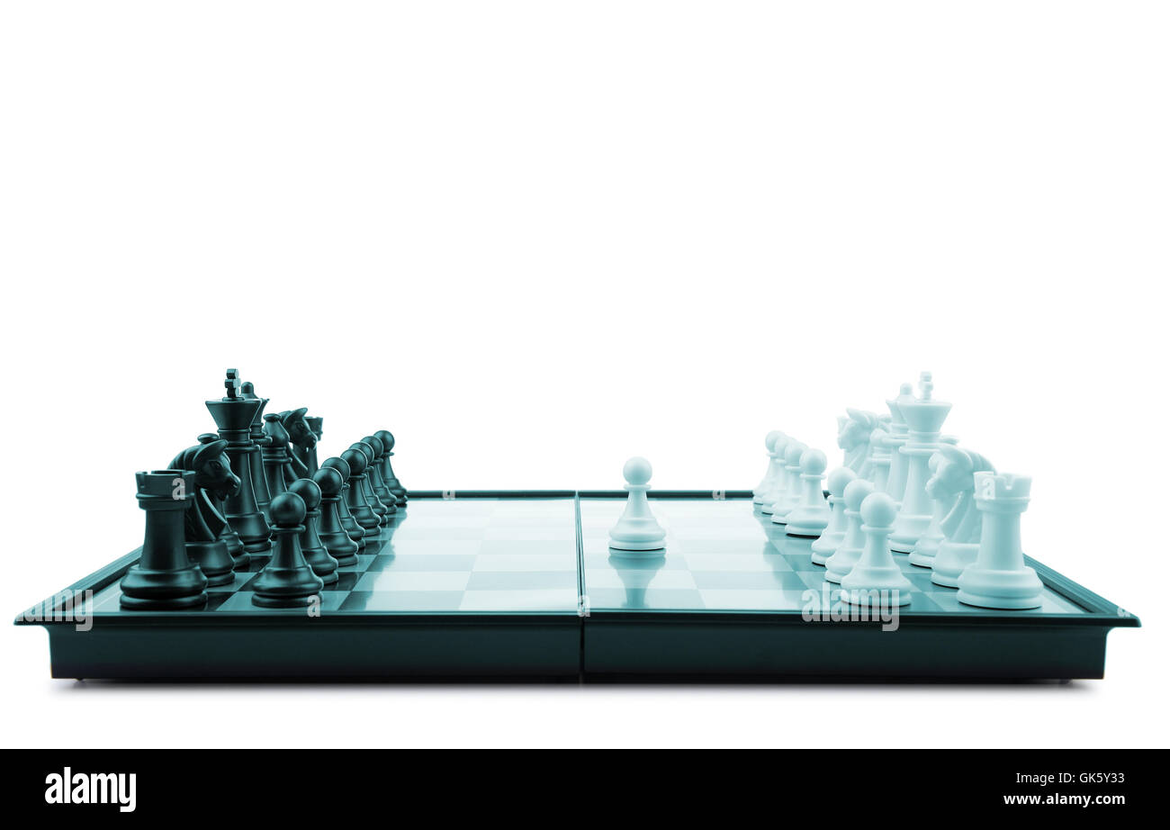 Chess board closeup Cut Out Stock Images & Pictures - Alamy