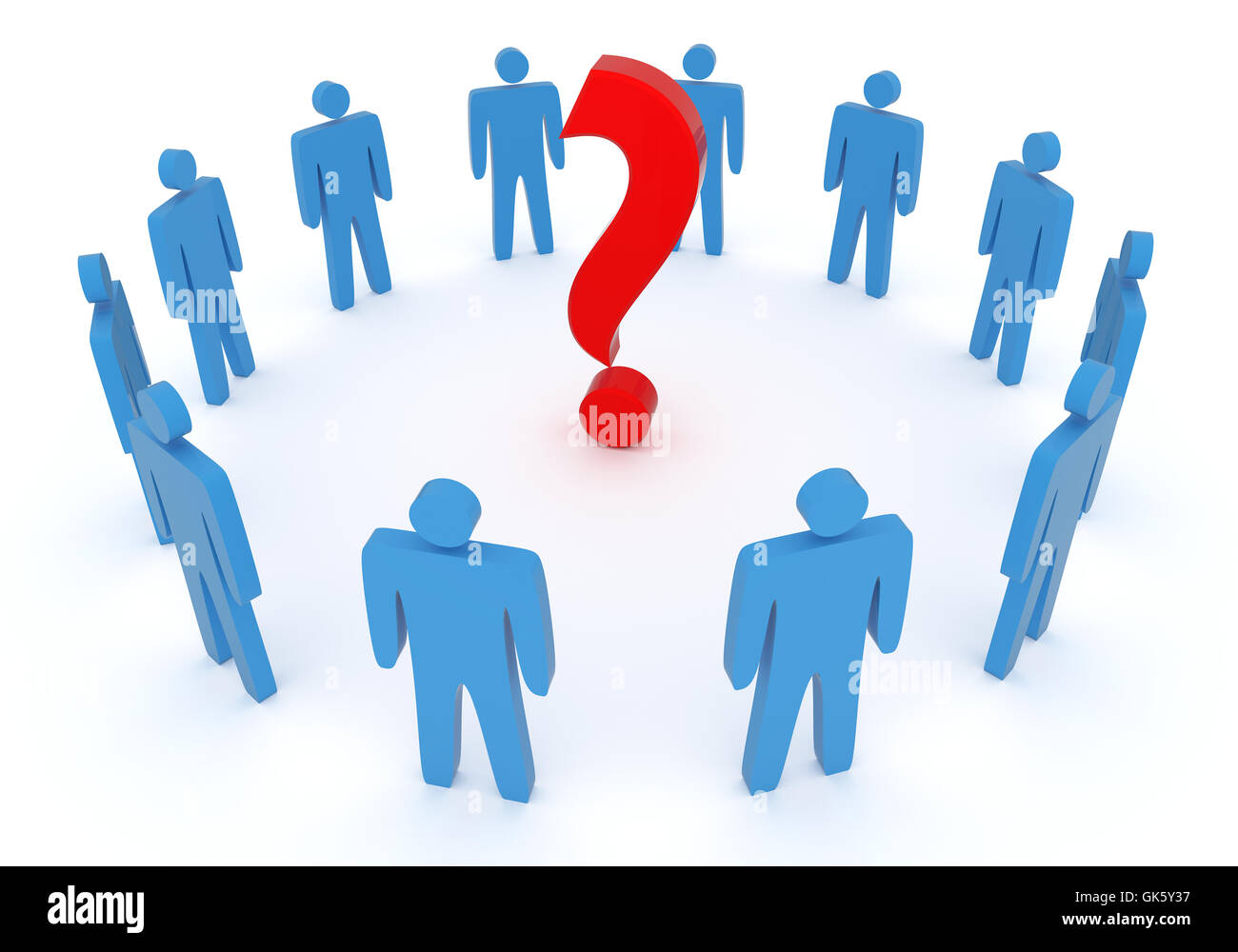 Teamwork solving problem Stock Photo - Alamy