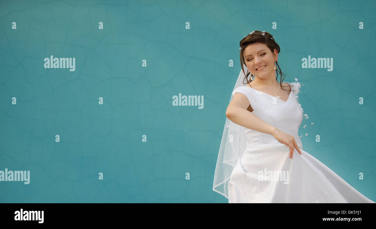 The dancing bride Stock Photo - Alamy