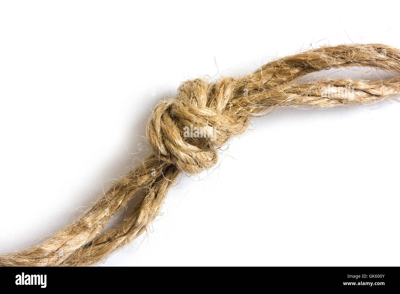 knot tied by a rope Stock Photo - Alamy