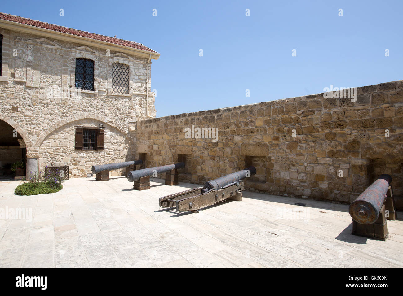 Views of Larnaca Medieval Castle in Larnaca, Cyprus Stock Photo - Alamy