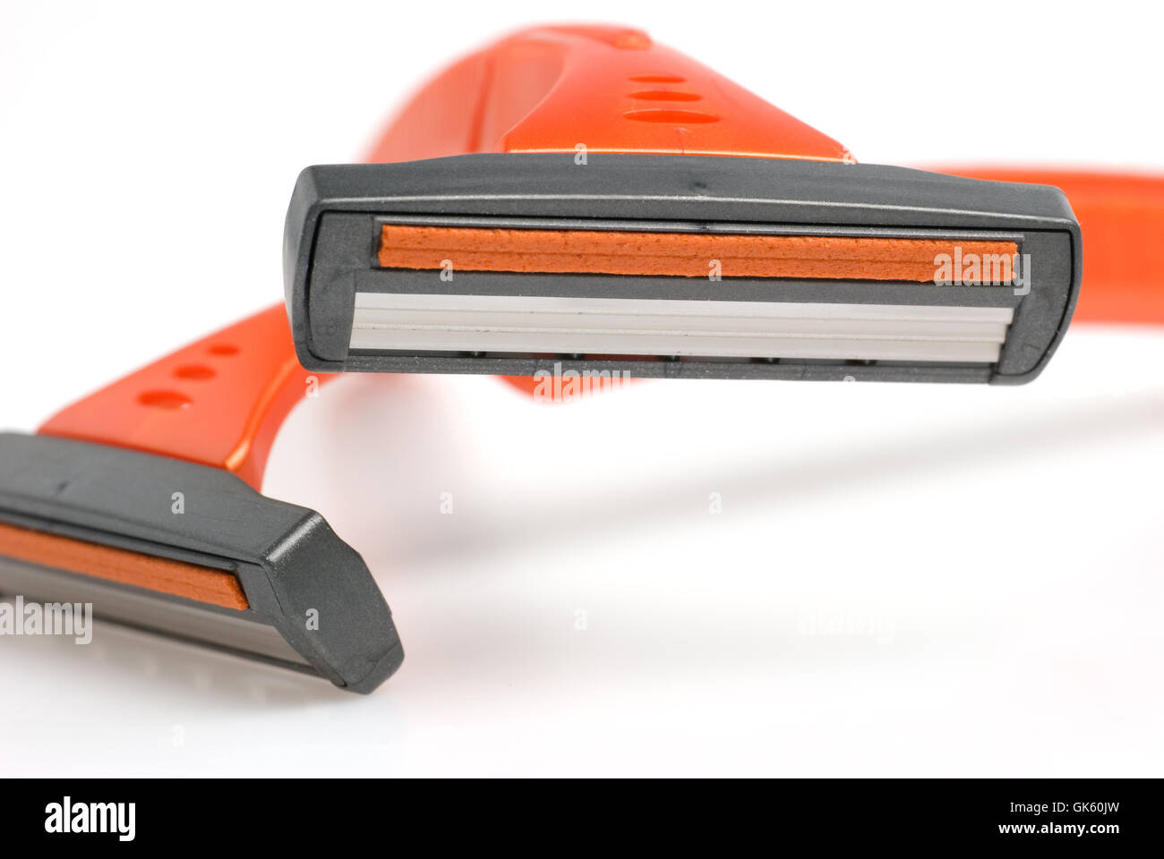 two razor with shadow Stock Photo - Alamy
