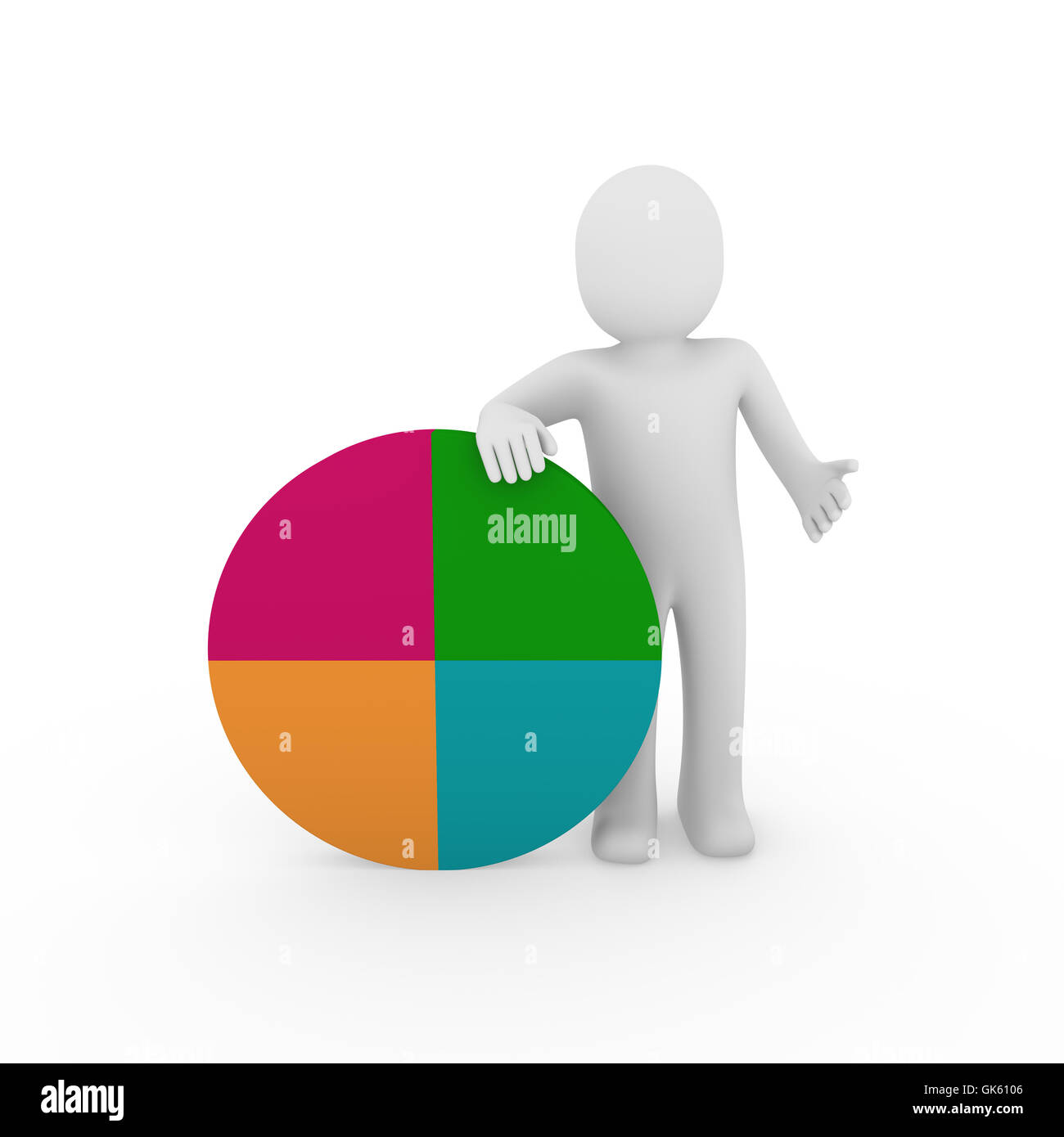 3d render concept human Cut Out Stock Images & Pictures - Alamy