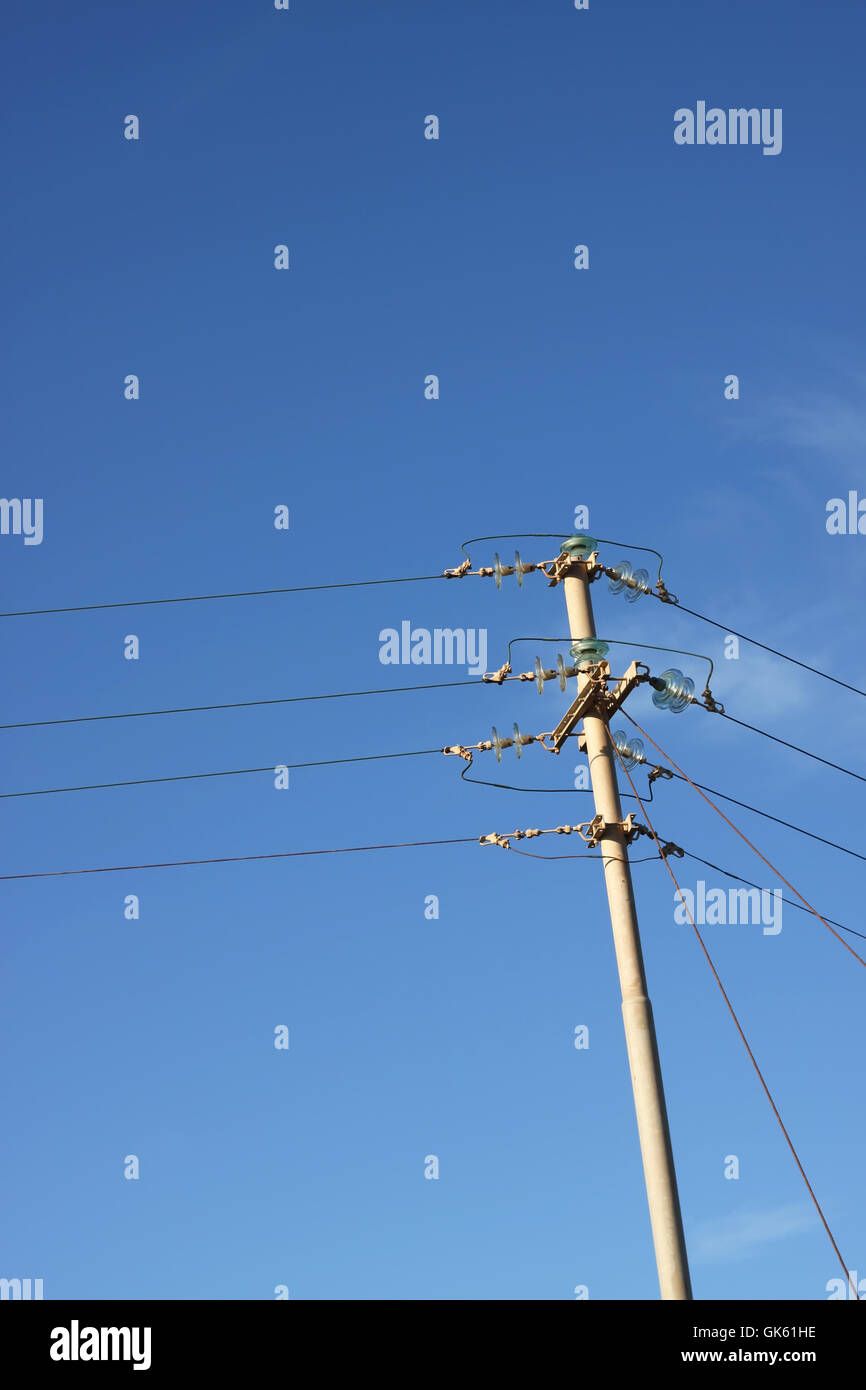 Old fashioned telephone pole lines hi-res stock photography and images ...