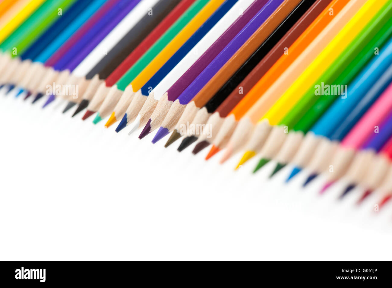 Set of color pencils Stock Photo - Alamy