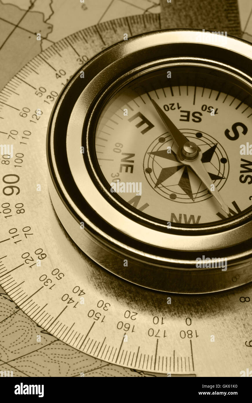 Compass imagery hi-res stock photography and images - Alamy