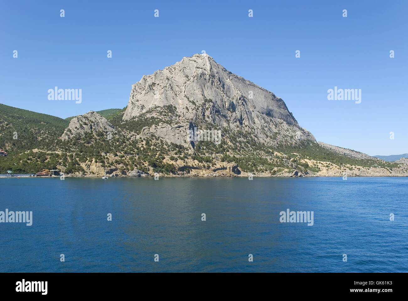 mountain and ocean Stock Photo - Alamy