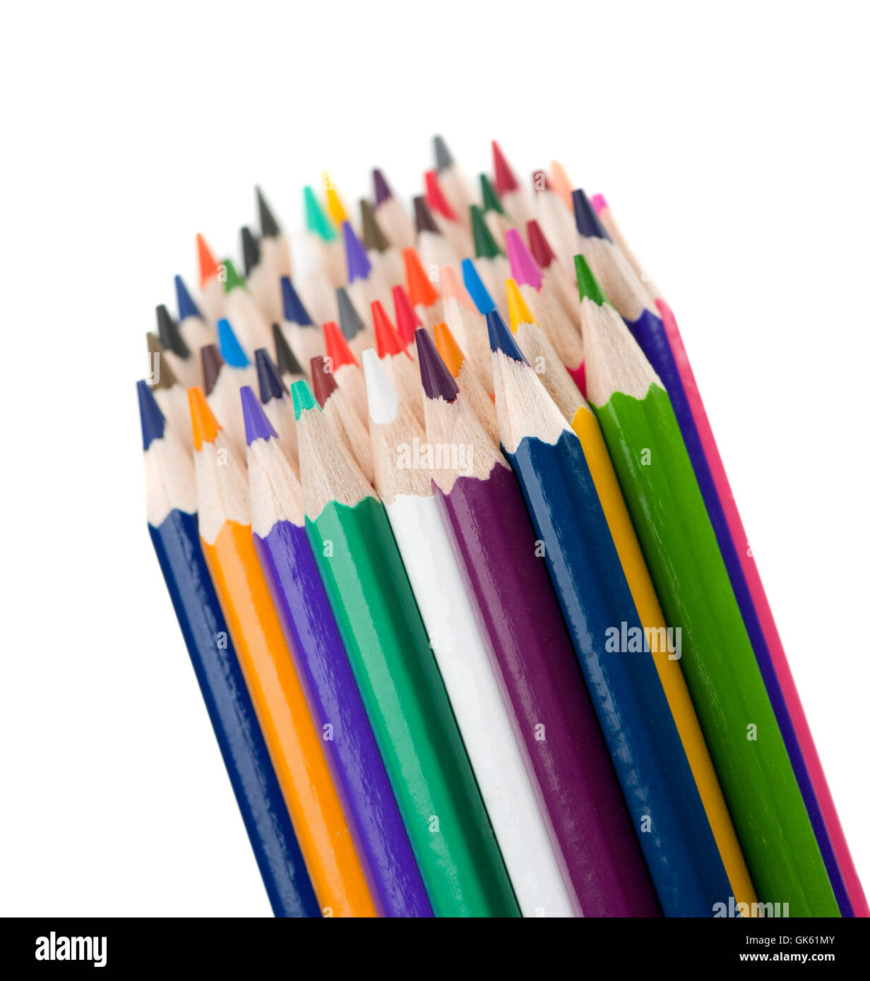 Set of color pencils Stock Photo - Alamy