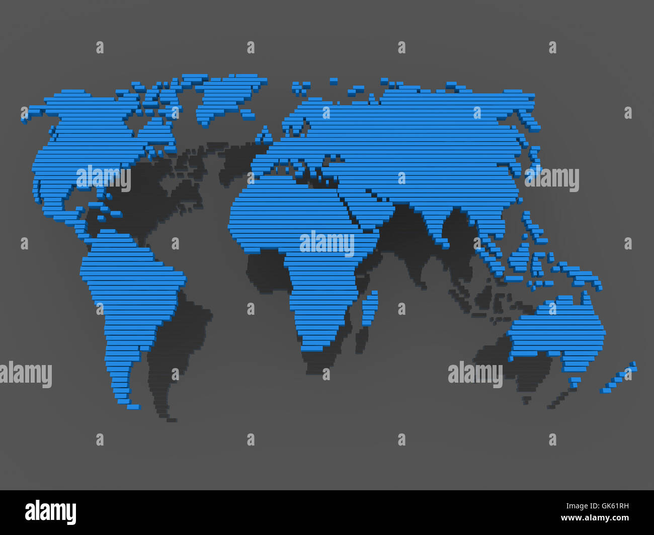 world map black blue Stock Photo - Alamy