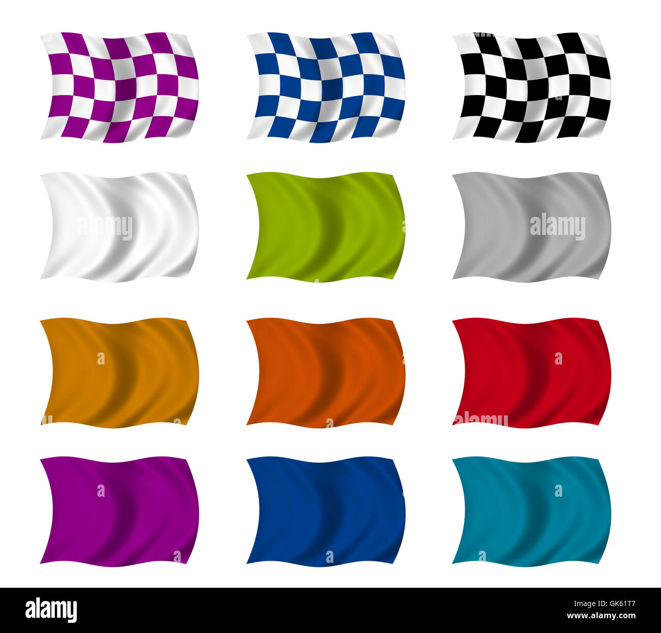Flag row Cut Out Stock Images & Pictures - Alamy