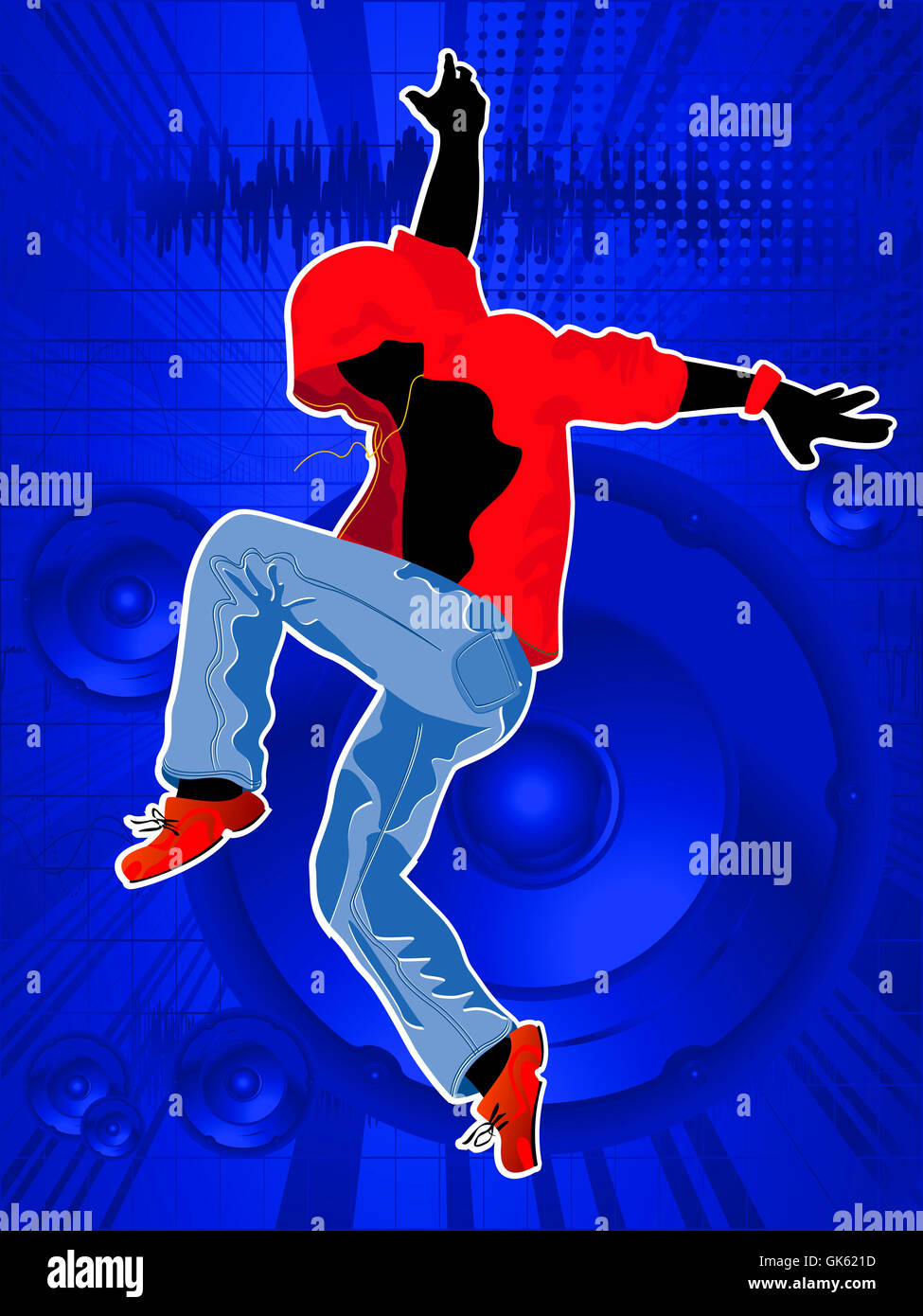 Sketch boy dancing hi-res stock photography and images - Alamy