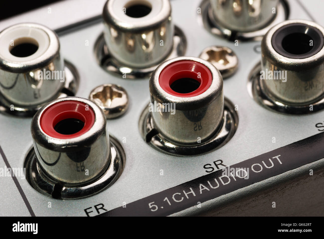 The panel of inputs Stock Photo - Alamy