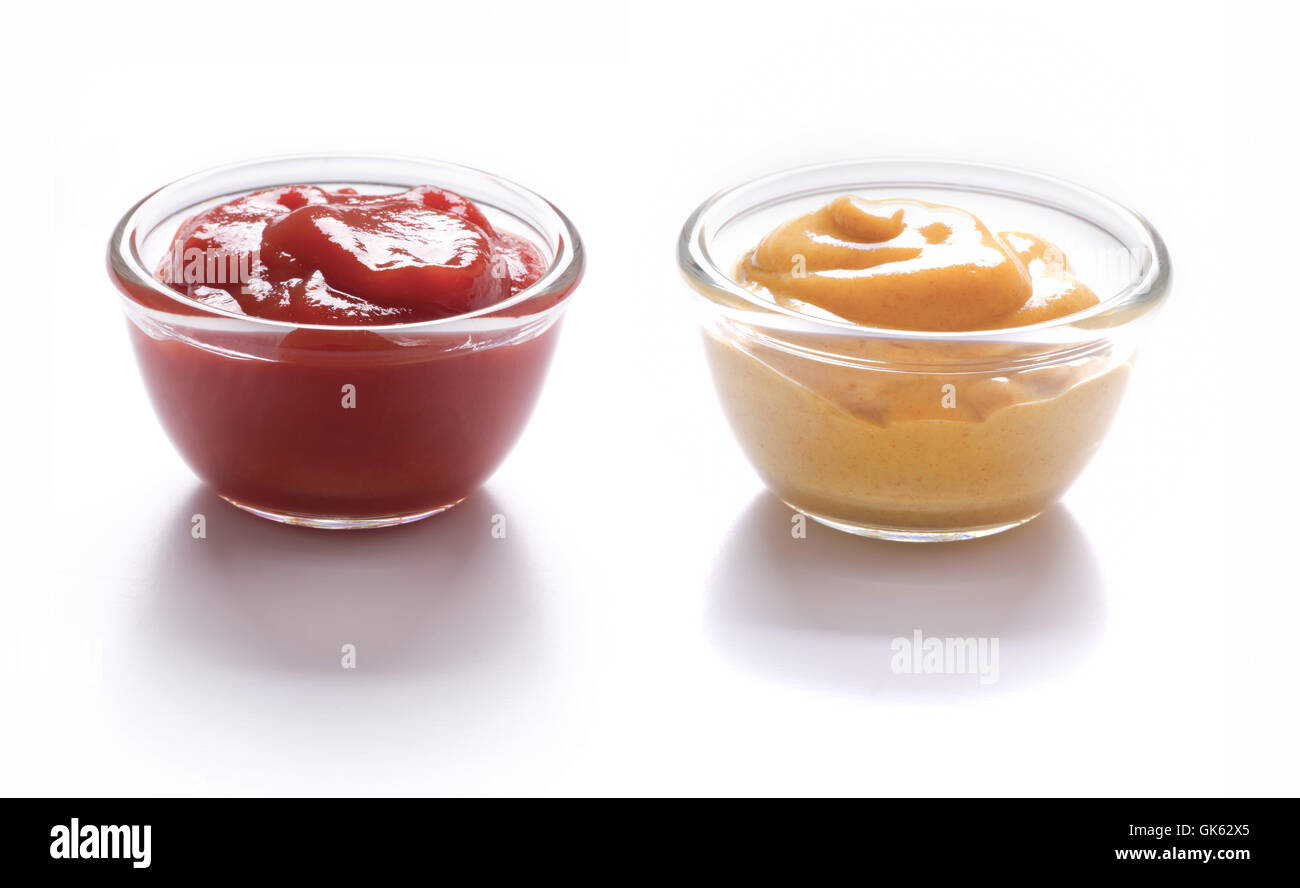 condiment mustard sauce Stock Photo - Alamy