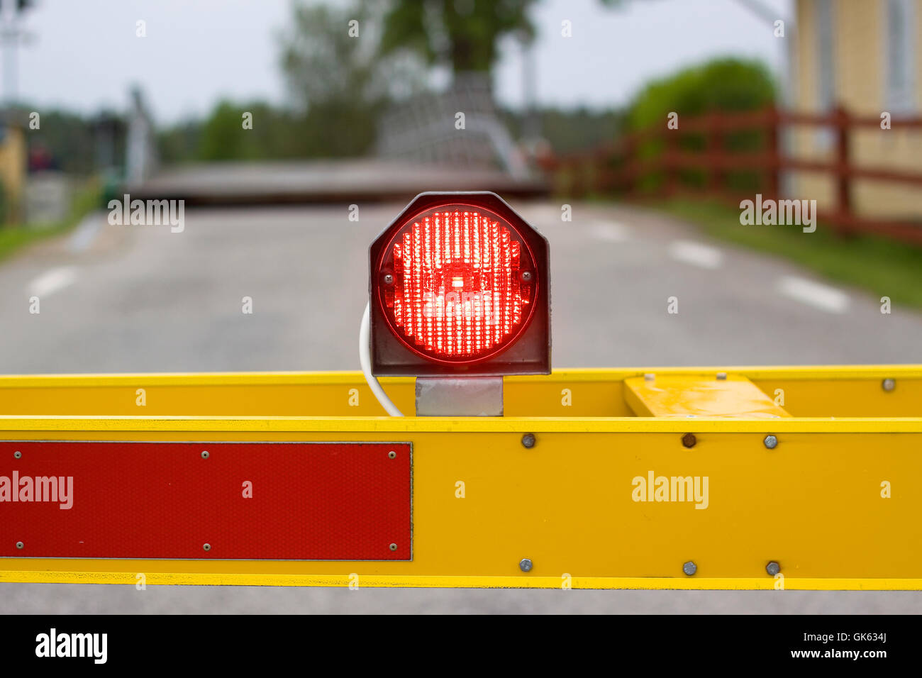 Barrier to road entry hi-res stock photography and images - Alamy