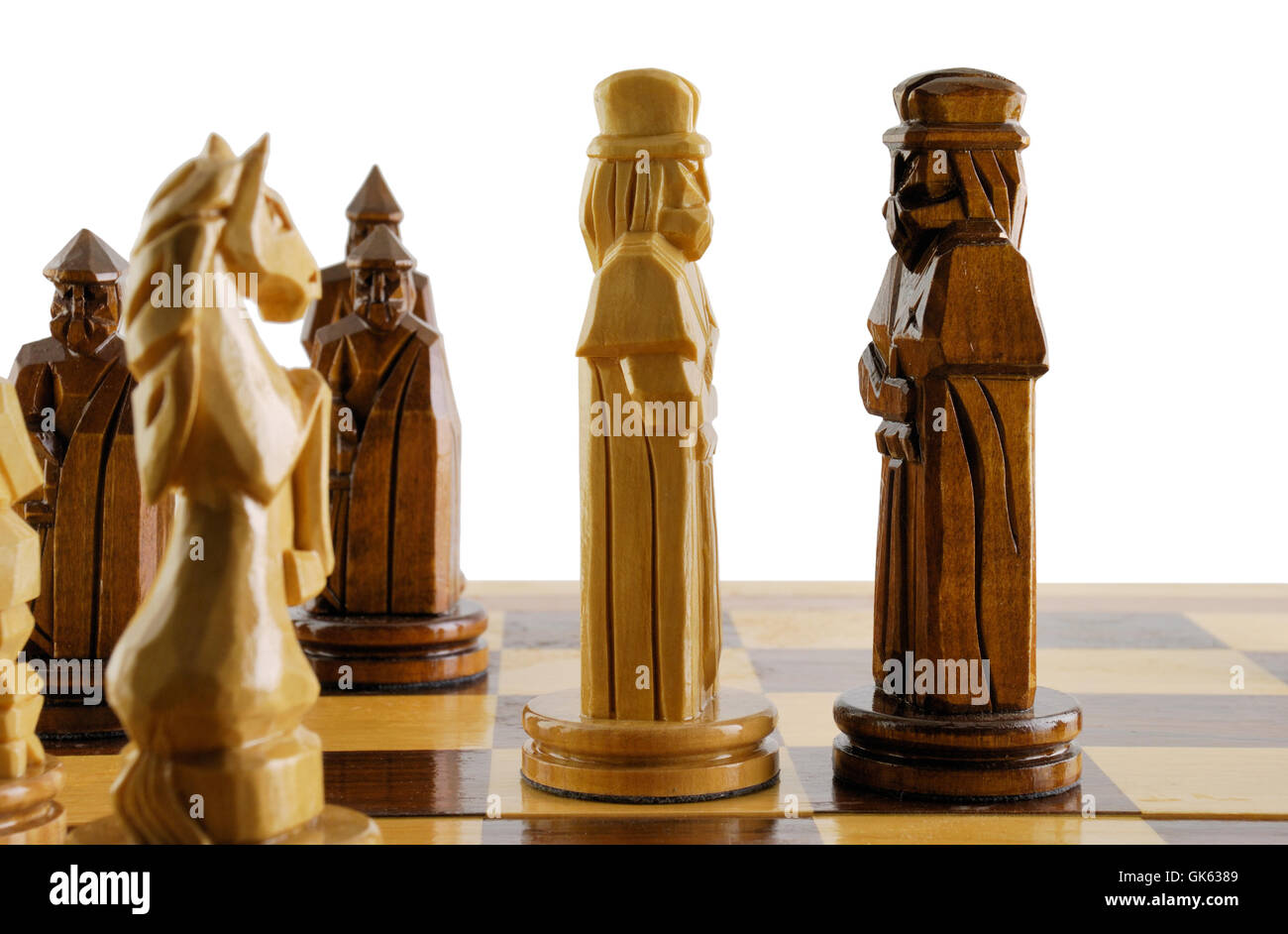 opposition two chess king Stock Photo - Alamy