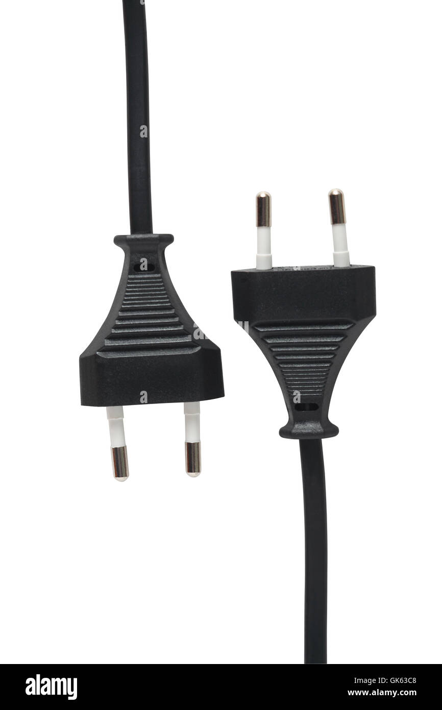 Two pin plugs hi-res stock photography and images - Alamy