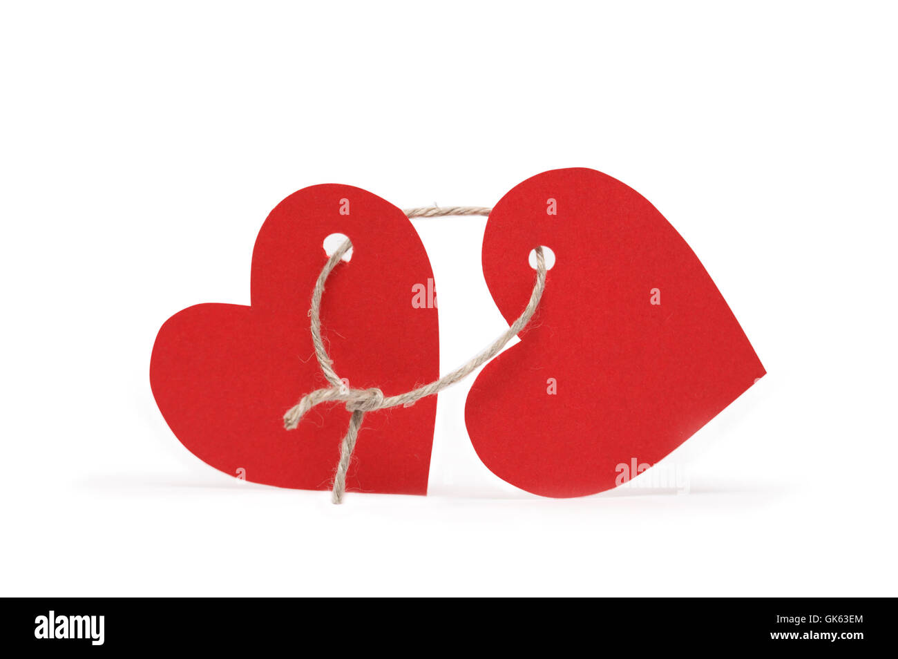 Connected hearts Cut Out Stock Images & Pictures - Alamy