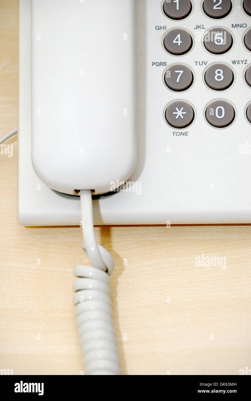 White telephone phone keypad hi-res stock photography and images - Alamy