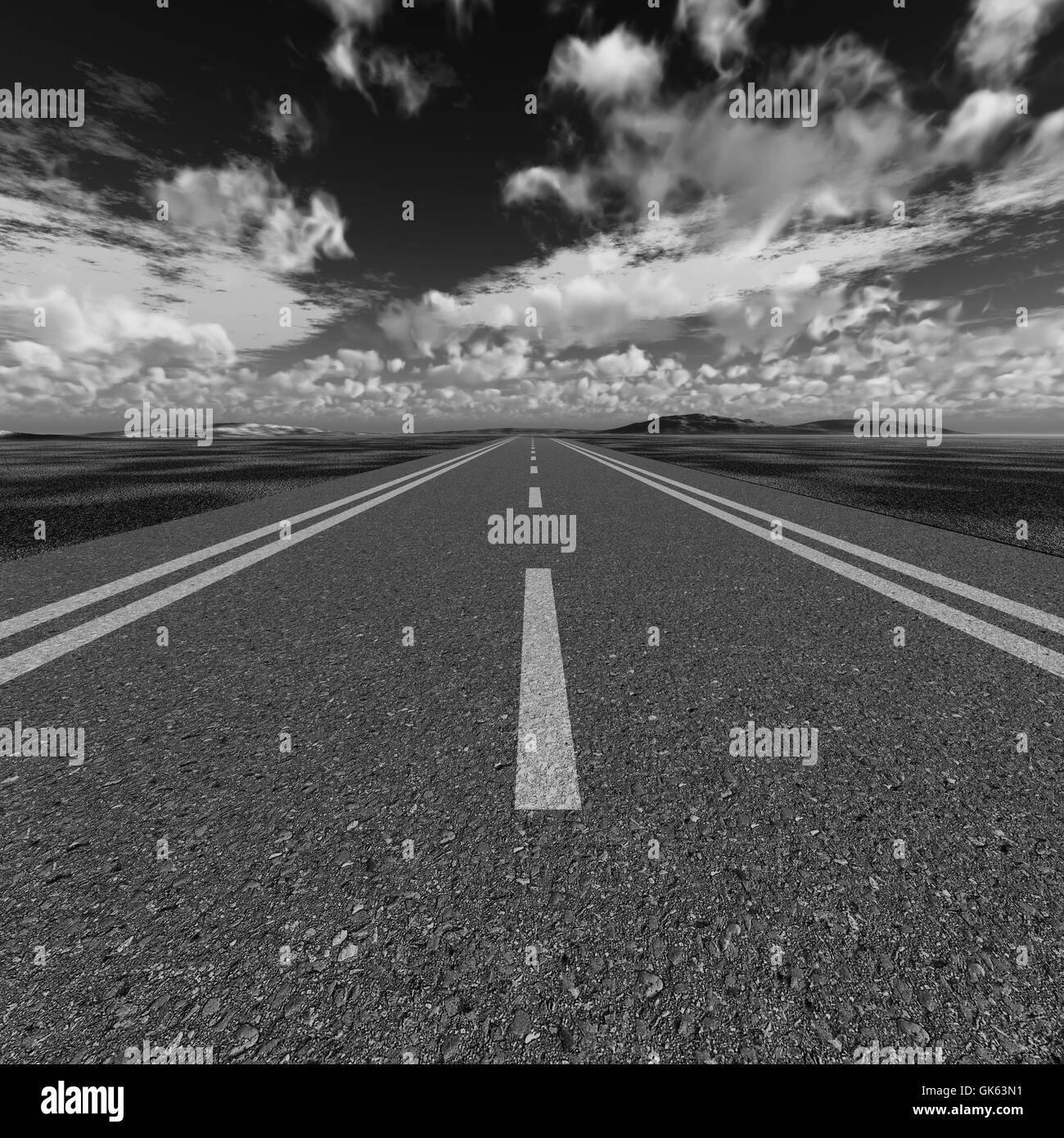 road black and white color Stock Photo - Alamy