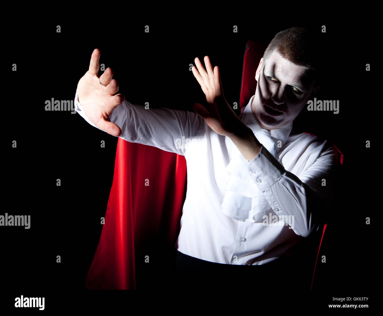 male vampire defense light Stock Photo - Alamy