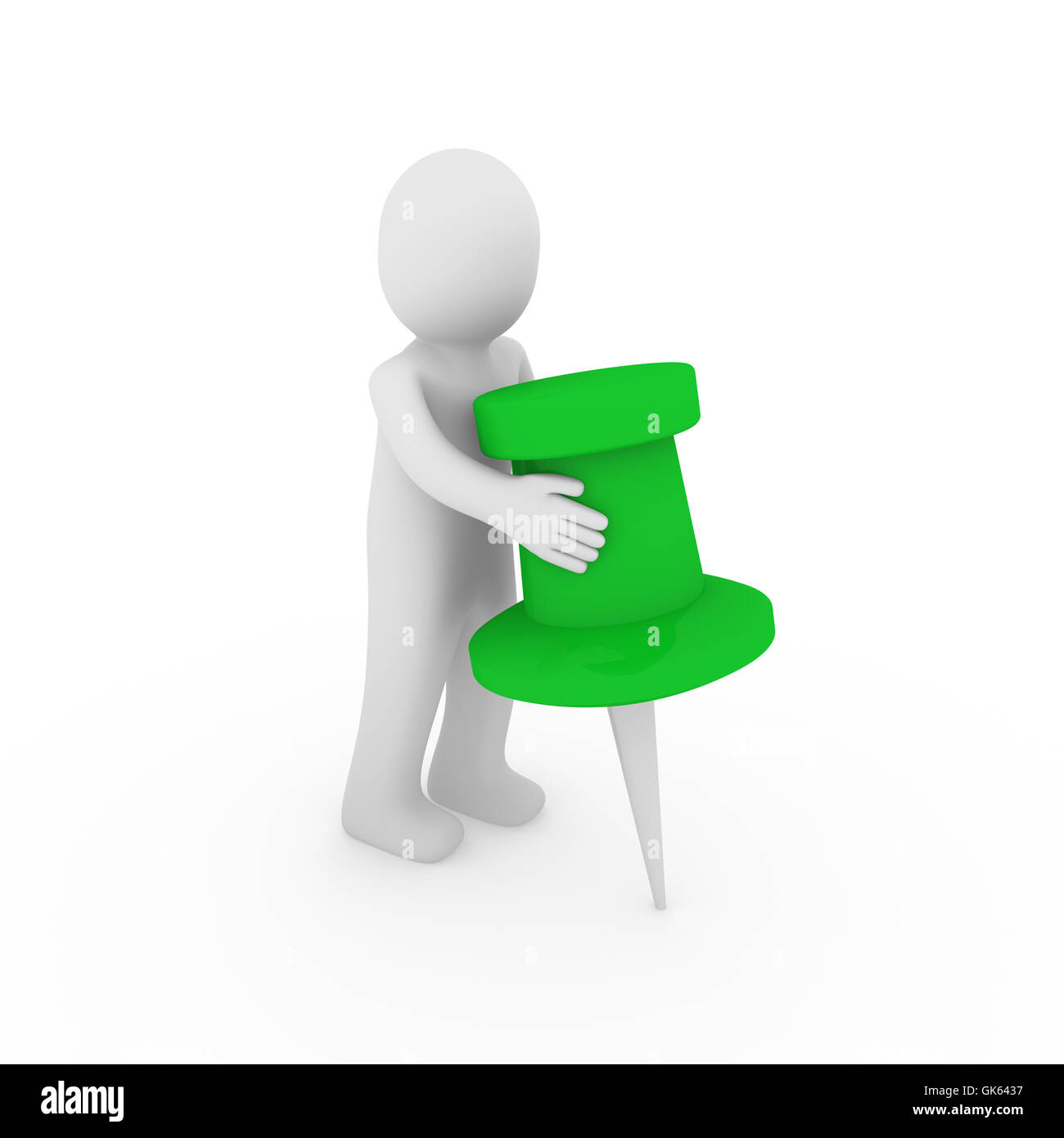 3d human man green tack Stock Photo - Alamy
