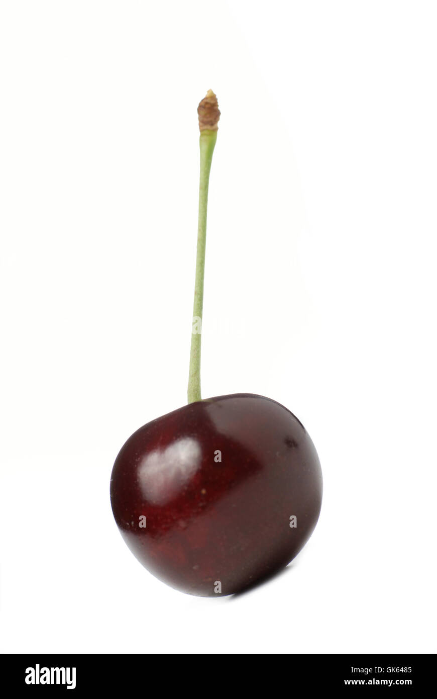 Cherry with shadow Stock Photo - Alamy