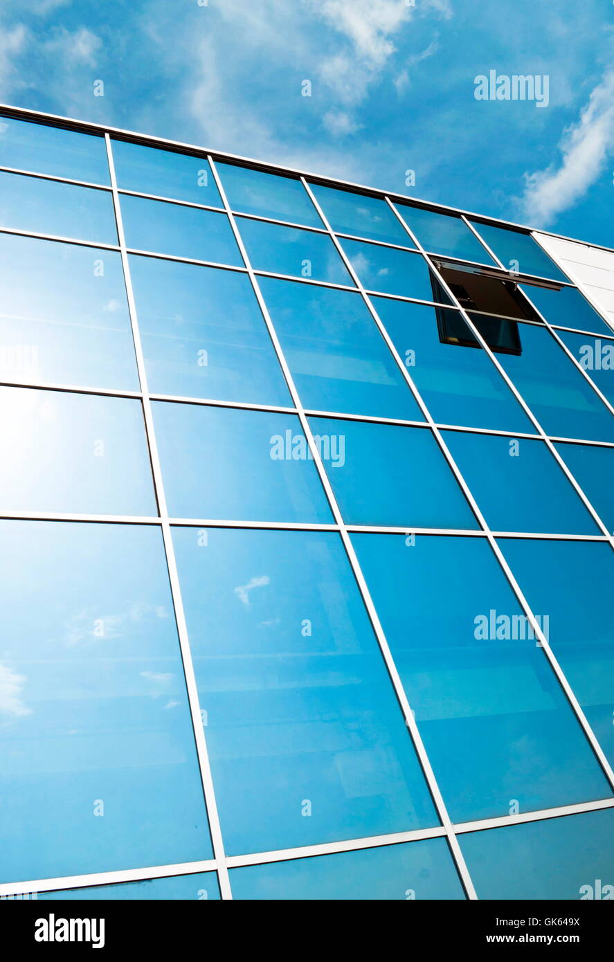 Open window in wall building Stock Photo - Alamy