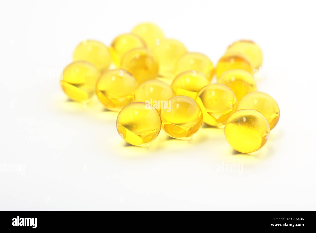 Tablets in the form of gel sphere Stock Photo - Alamy