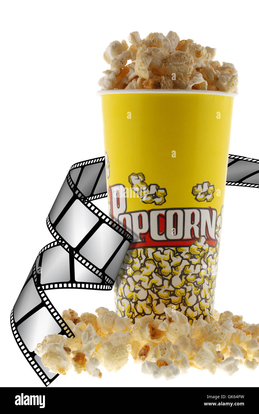 Popcorn and film Stock Photo - Alamy