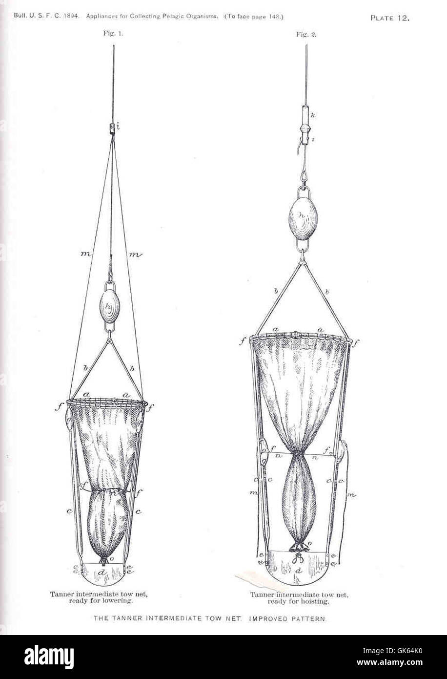 The Tanner Intermediate Tow Net is an improved design used for the ...