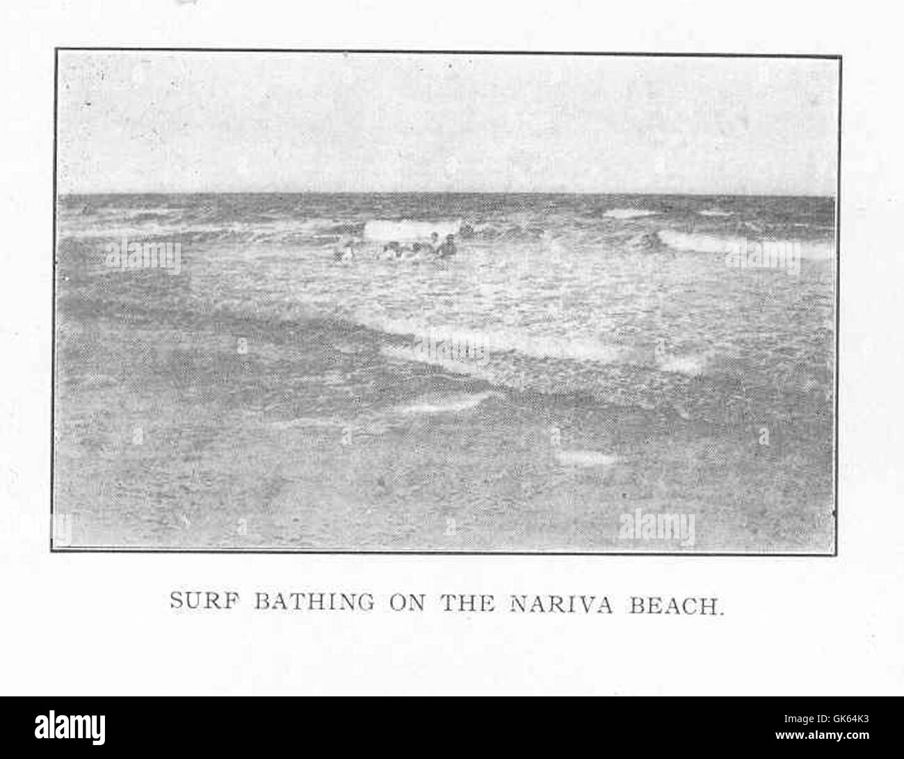 Surf bathing at Nariva Beach showcases individuals enjoying the coastal ...