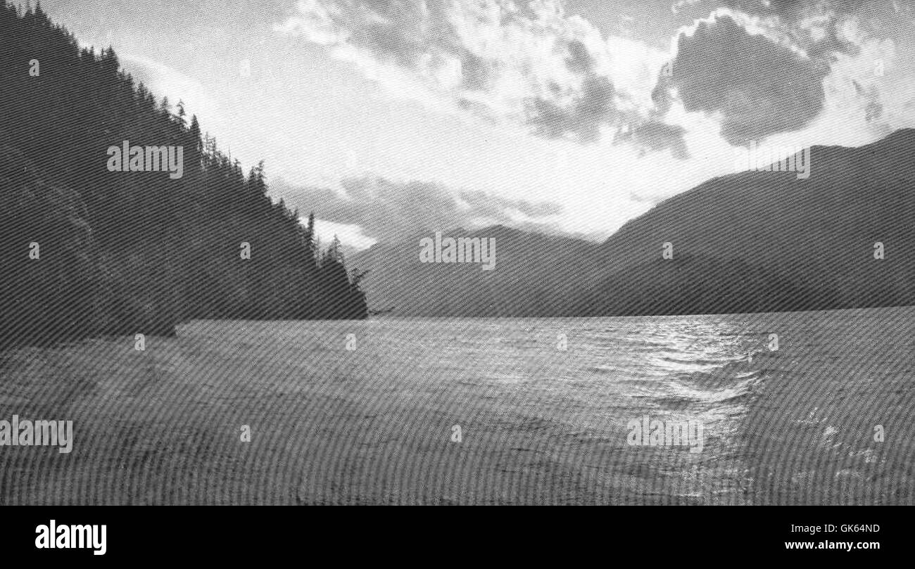 This image depicts the Arrow Lake region, located in British Columbia ...